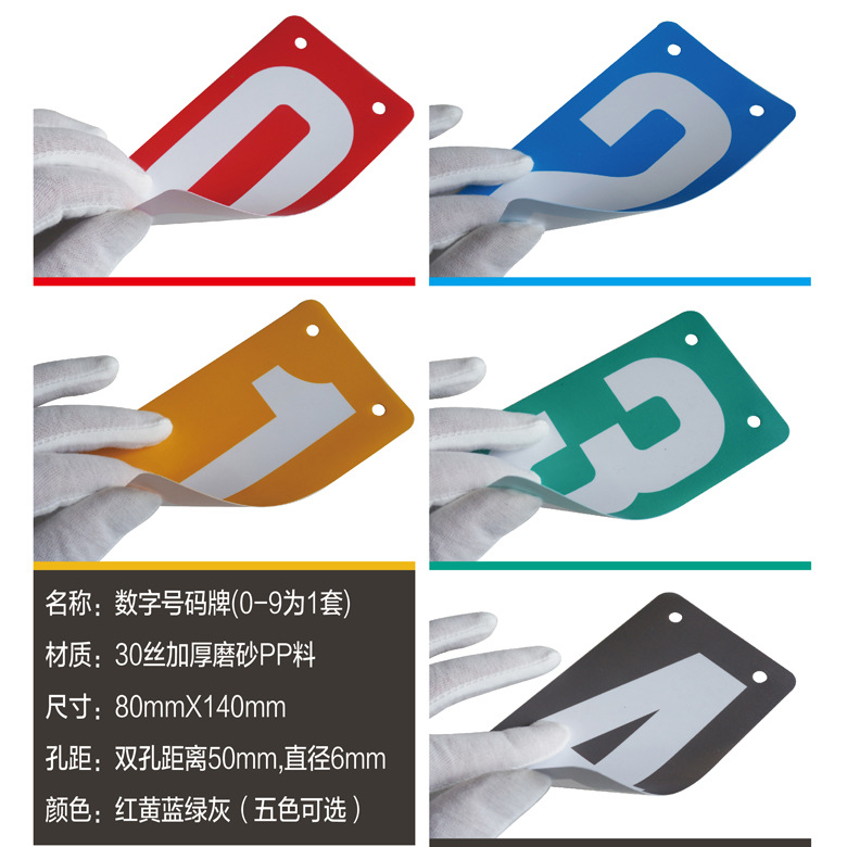Word Plate Red Waterproof Card Green Digital Score Card Scoreboard ...