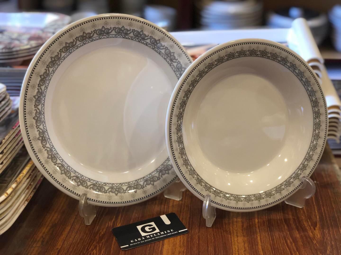Premium Quality Melamine 65 Piece Dinner Set/ 100% Double glaze ...