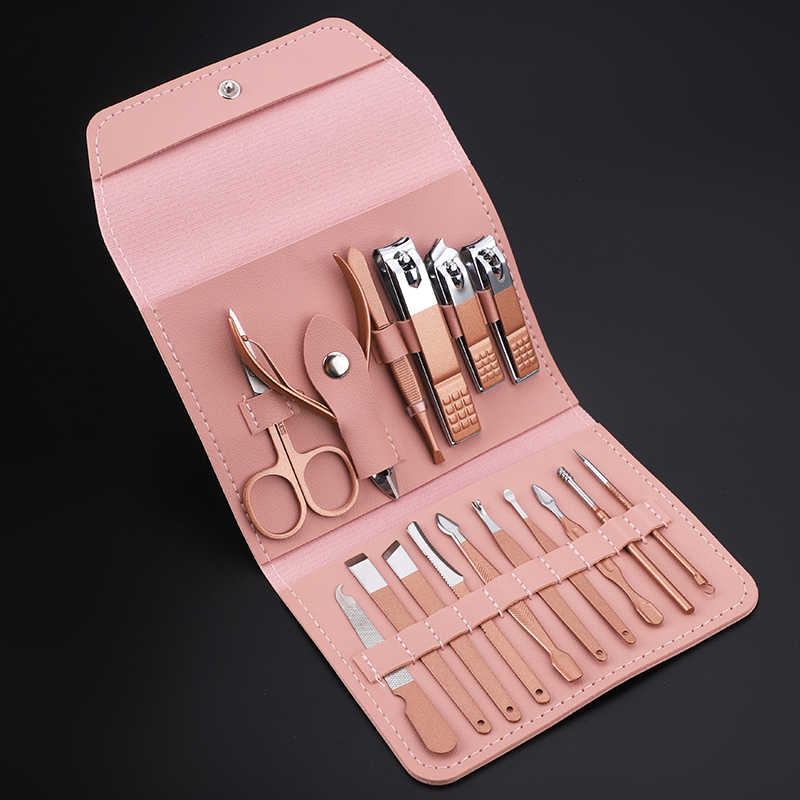 Manicure Pedicure Kit 16 PCS Professional Manicure Kits Accessories ...