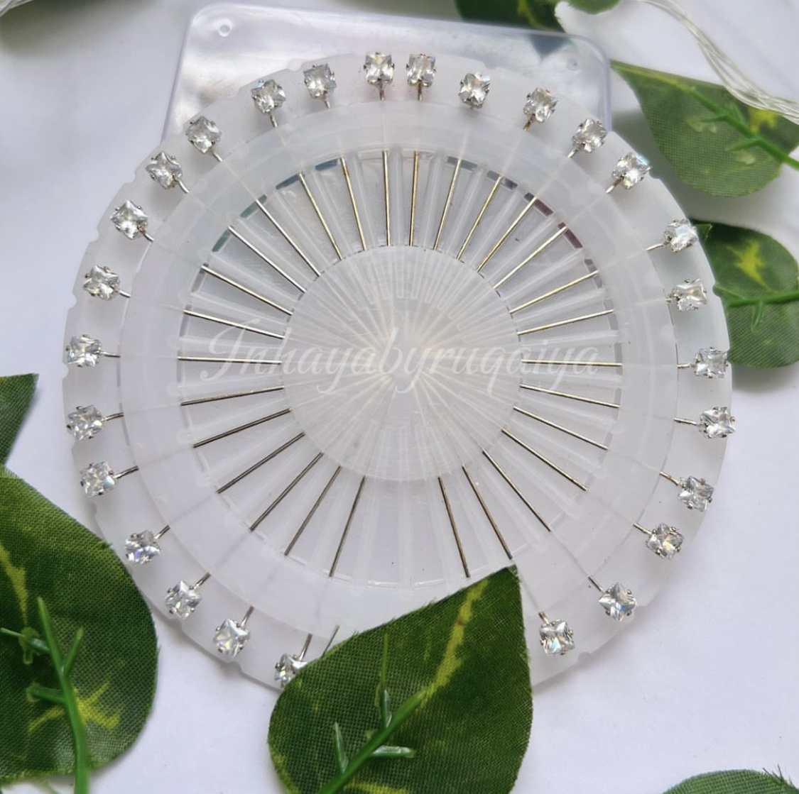 Crystal diamond silver pins for Hijab ️ | Daraz.pk