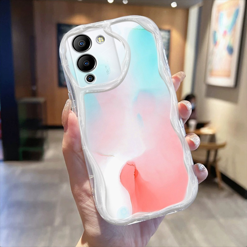 VRQR Wavy Edge Phone Case For infinix note 12 Turbo G96 Mobile cover ...