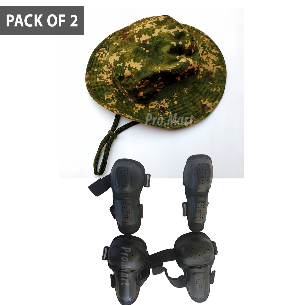 Pack of 2 - Army,Military & Sports Knee Pads Elbow Pads Set (4 Pieces ...