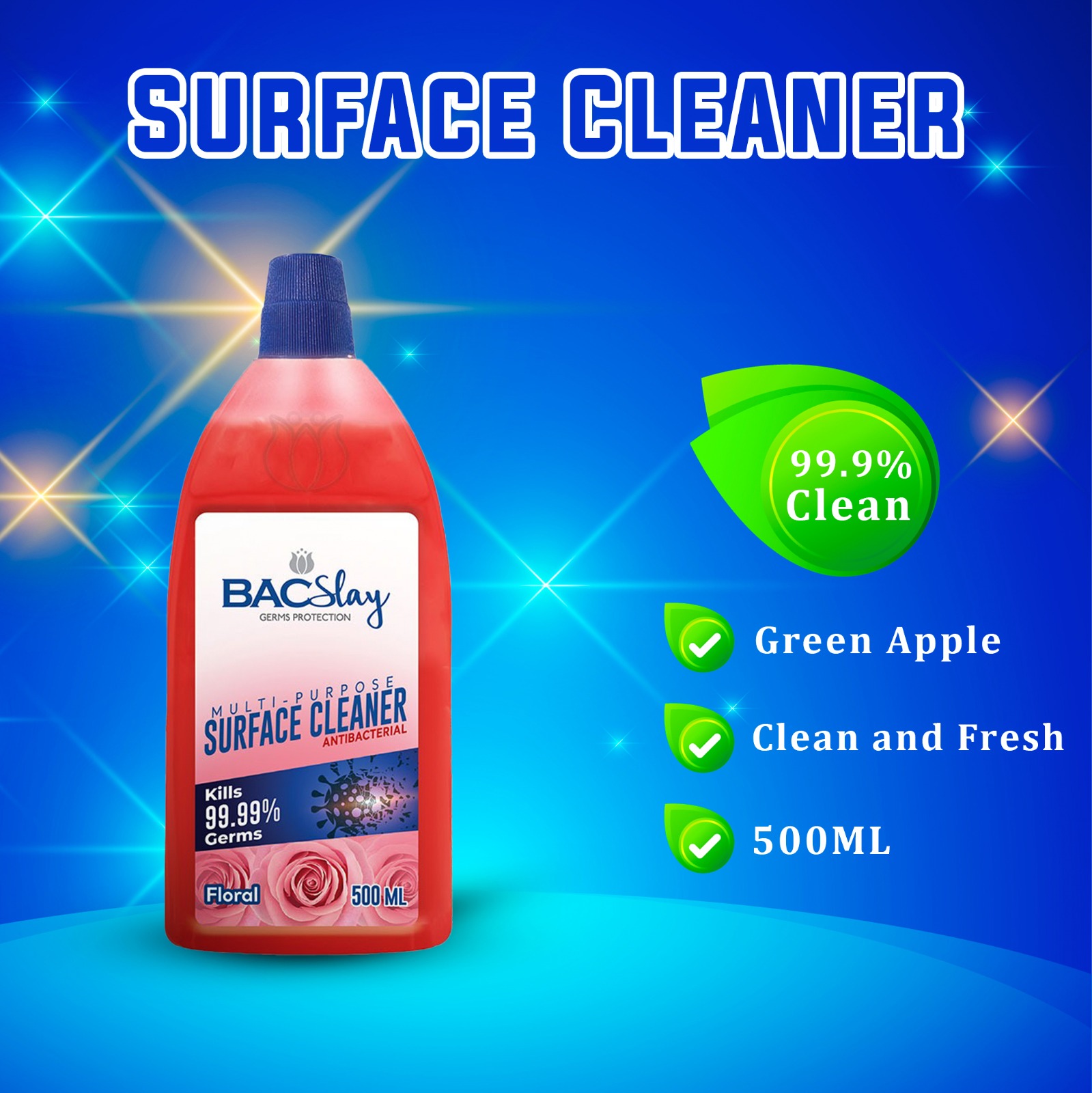 Purpose Surface Cleaner Floral Citrus Scented |l Multi-Surface Cleaning ...