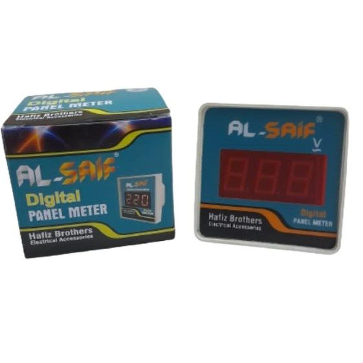 AL-SAIF AC Digital Panel Meter Display Light voltage meter Volt Ampere ...