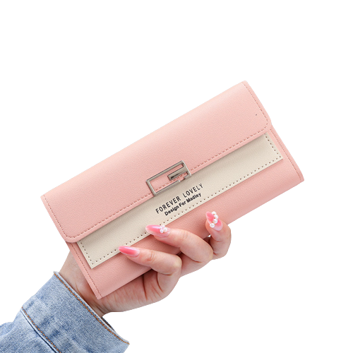 Forever Long Trifold Wallet for Women Cute Purse and Cardholder Wallet ...