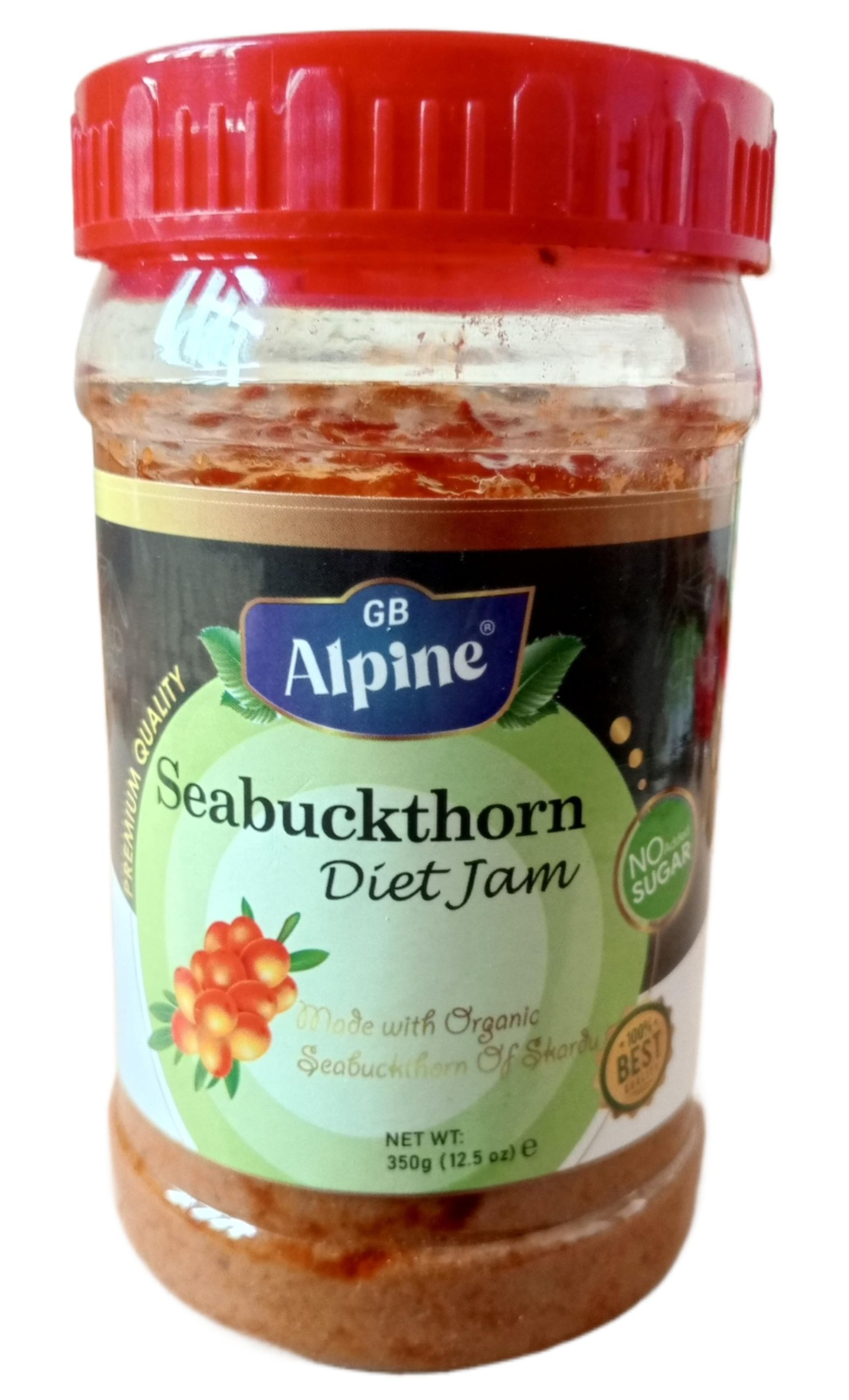Seabuckthorn Diet Jam 350 gram 100% Pure Organic Gilgit Baltistan by GB ...