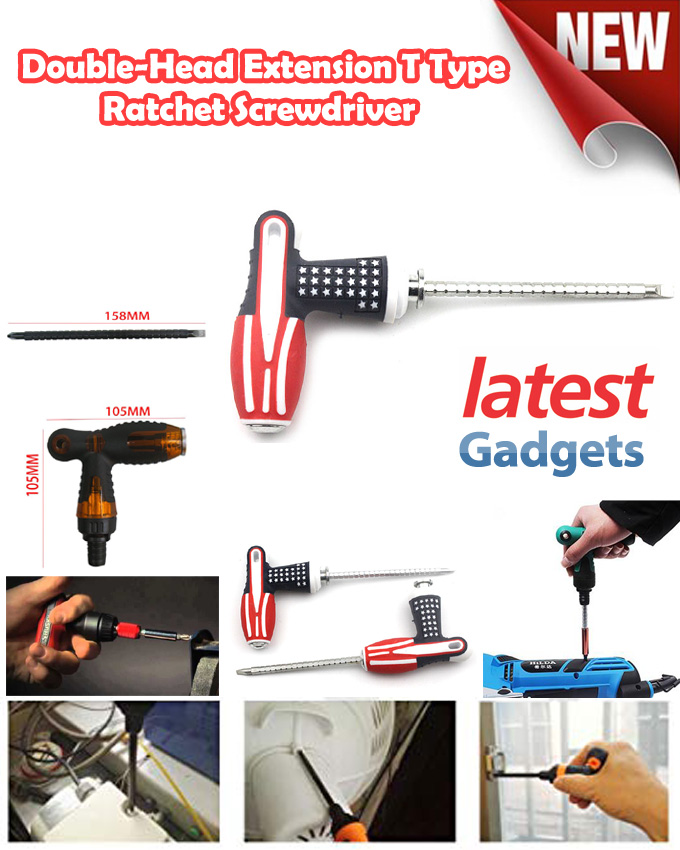 Higher Quality L Shape Ratchet Screwdriver with Wrench Handle Tools ...