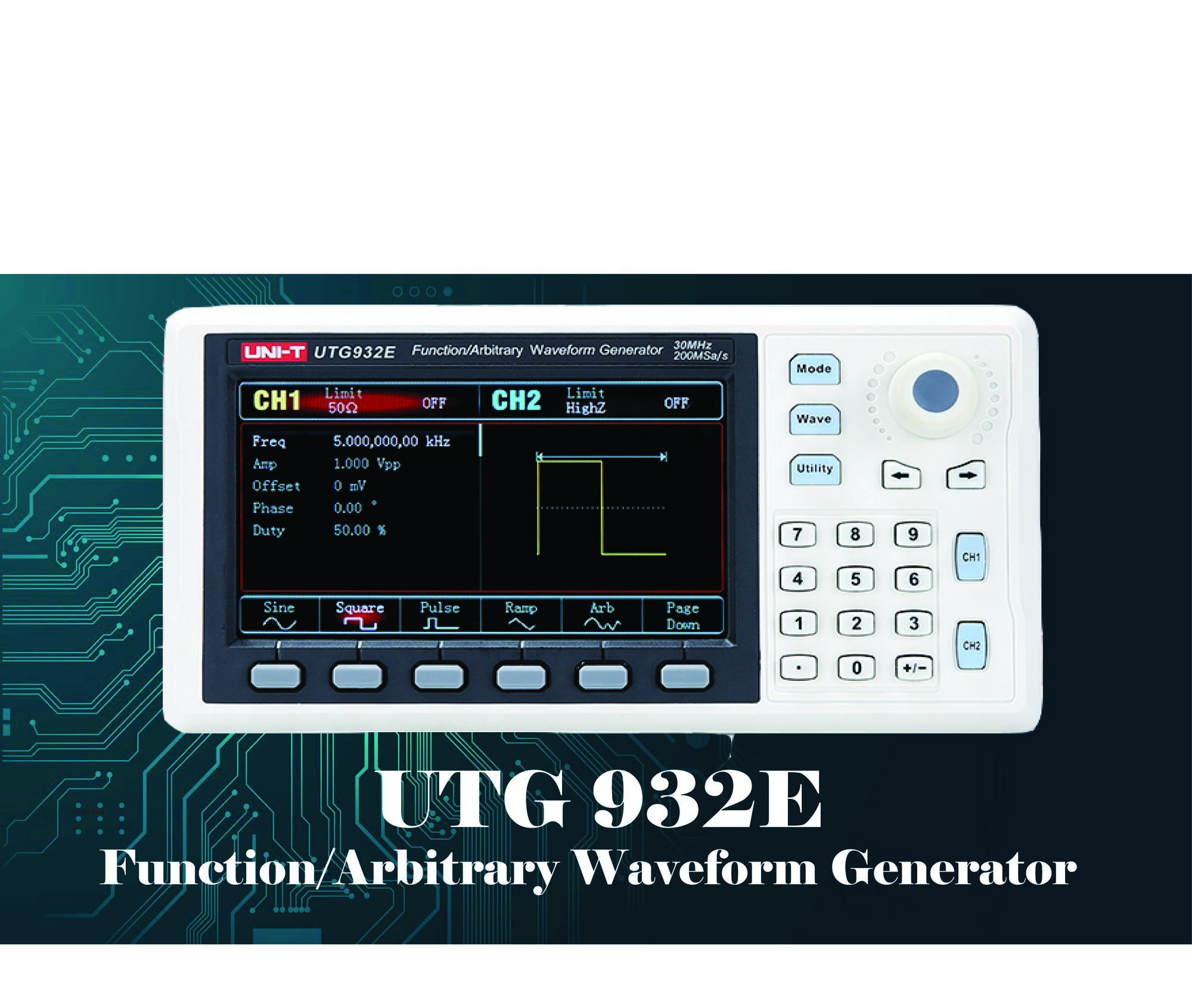 UTG932E Function/Arbitrary Waveform Generator | Daraz.pk