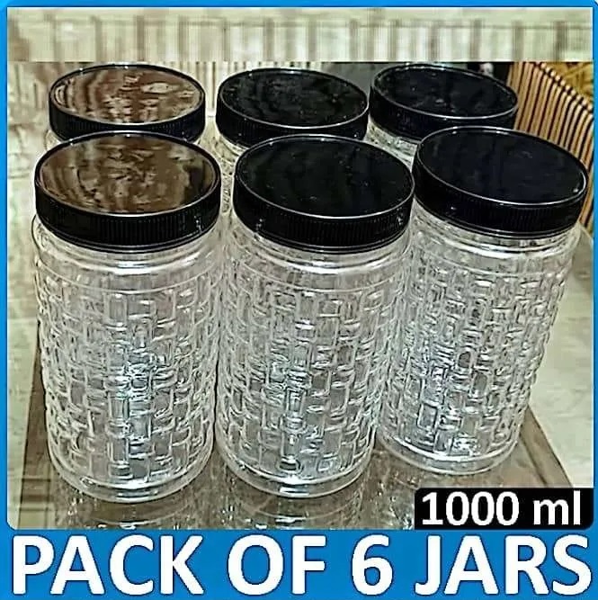 Grocery Jar Air Tight Jars for Kitchen Jar STORAGE SNACK JAR Spice JARS ...