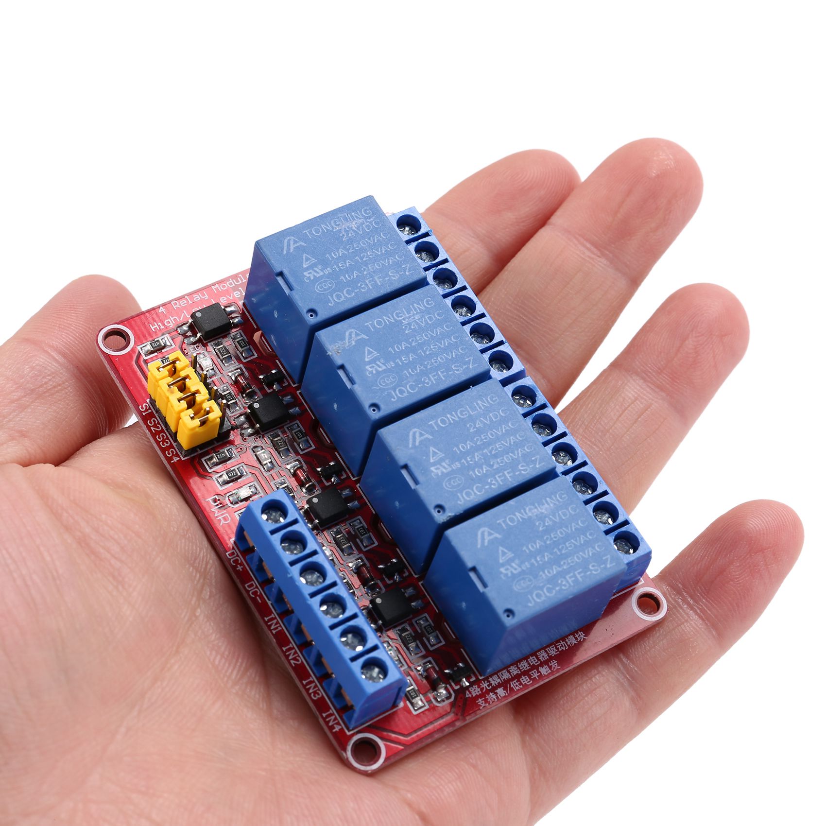 2PCS 4 Channel 24V Relay Module for | Daraz.pk