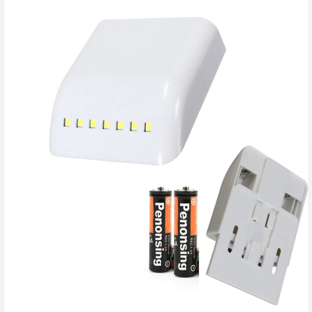 Cell operated Led cabinet light with induction sensor AAA cell. | Daraz.pk
