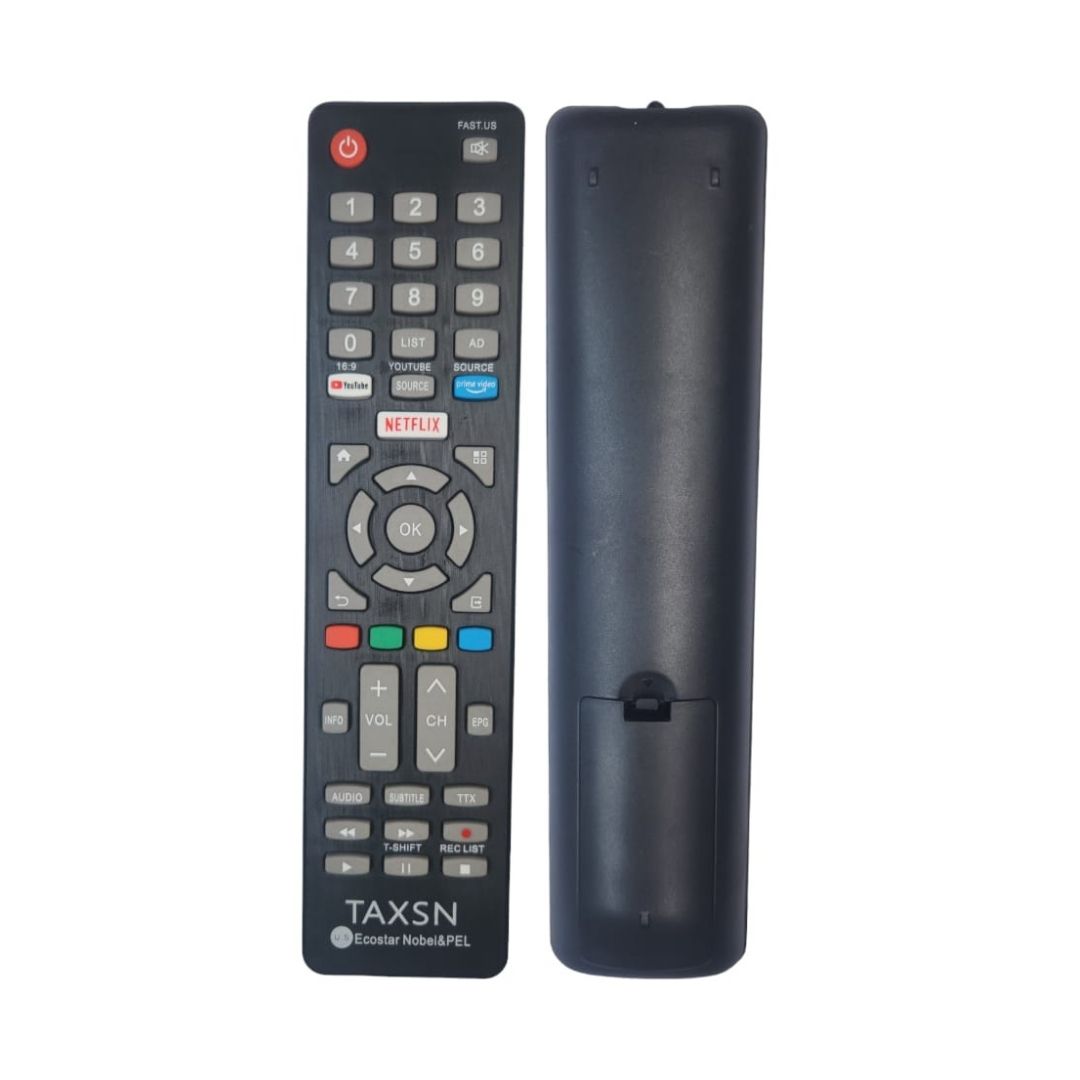 Remote For Ecostar, Nobel and PEL LED. LCD, android TV Remote with ...
