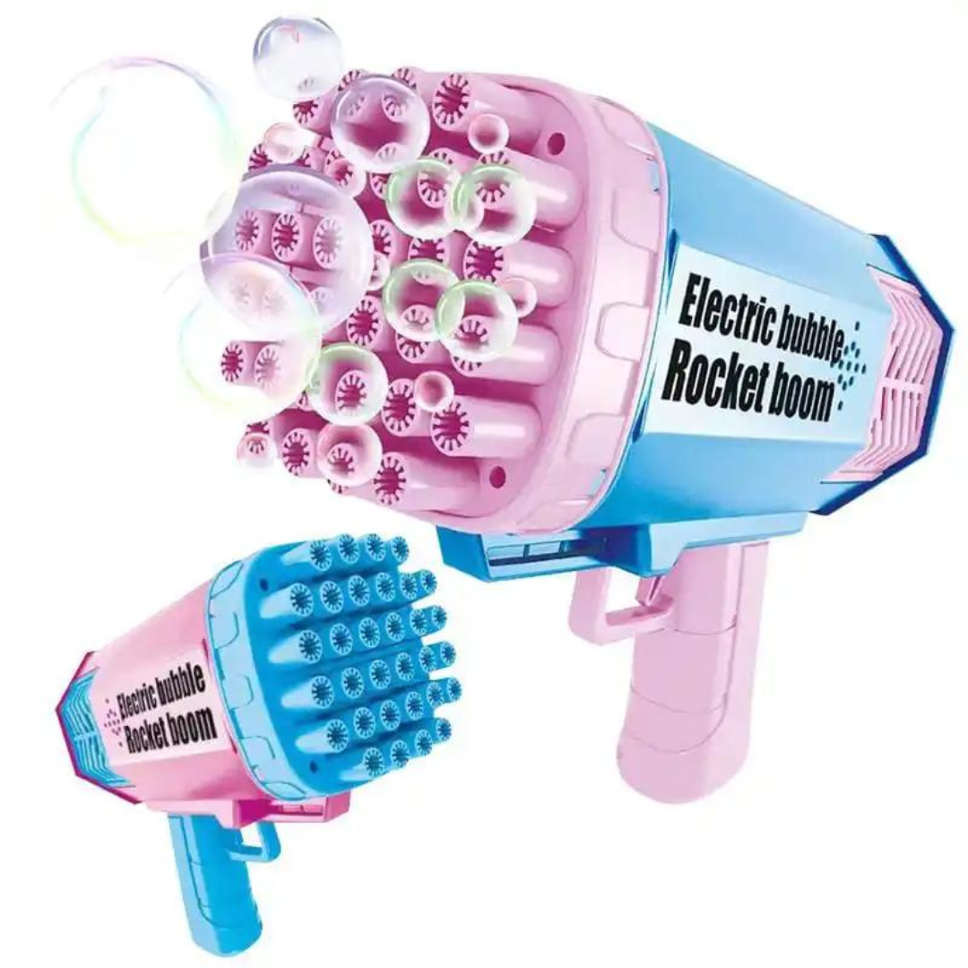 32 Holes Rocket Bubble Launcher for Kids New 32 Hole Bubble Gun Bubble Bazooka Rocket Launcher ...