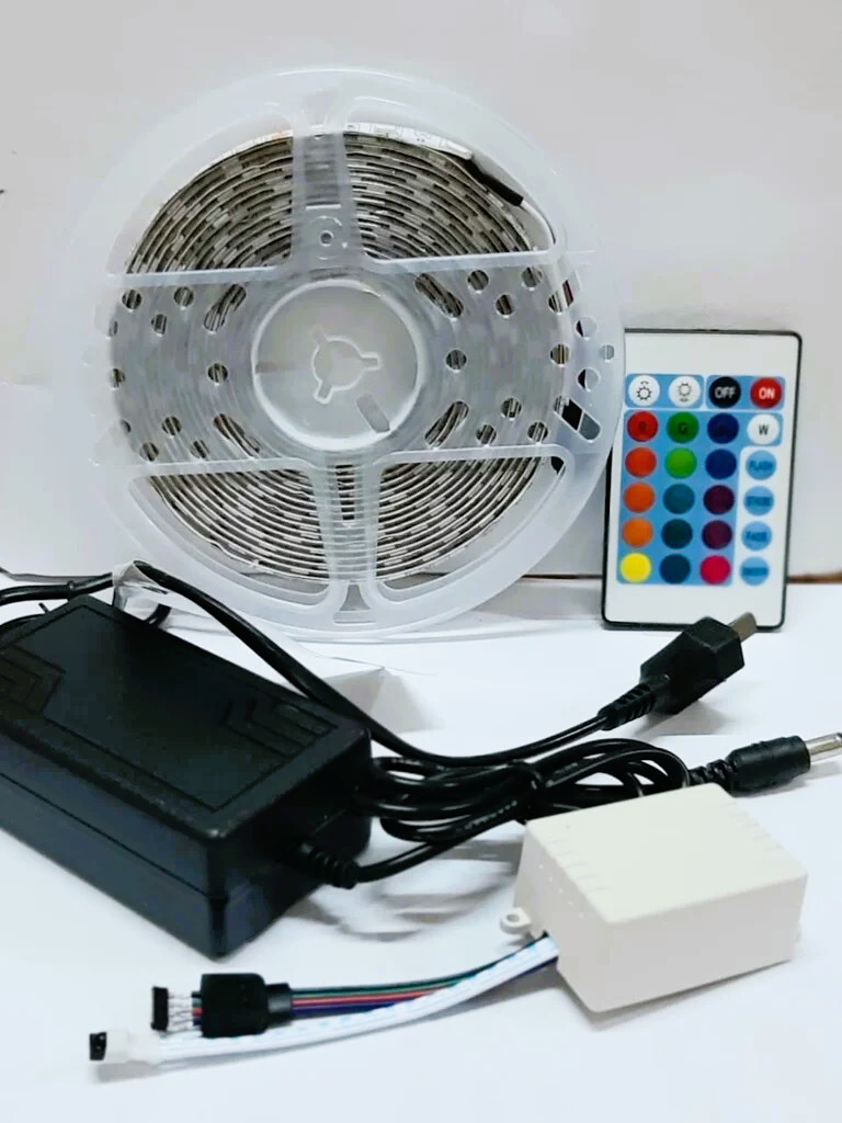 RGB 16 Colors LED Strip Color Changing Remote Control Light 15ft for ...