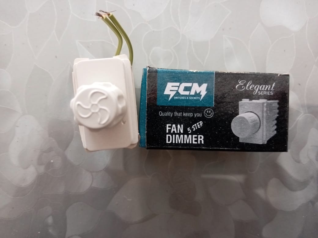ECM Branded Royal white Metal series china fitting switch board | Daraz.pk