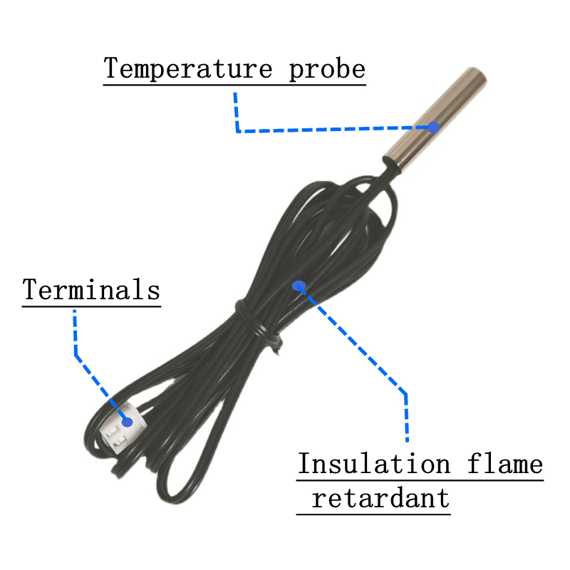 NTC Thermistor Temperature Sensor B3950 10K 1% Waterproof Probe Air ...