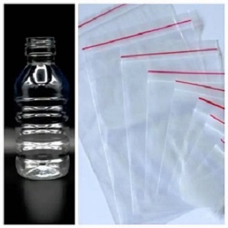 Zam Zam Plastic Bottles 15 pcs With Zipper Lock transparent bags, Best ...