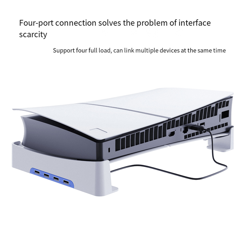 For Slim Game Console Horizontal Storage Stand Portable Flat Stand with ...