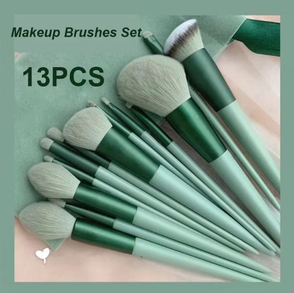 Miss Rose 13 Pcs (Eyeshadow, Foundation, Blusher, Kabuki) Set Of Makeup ...