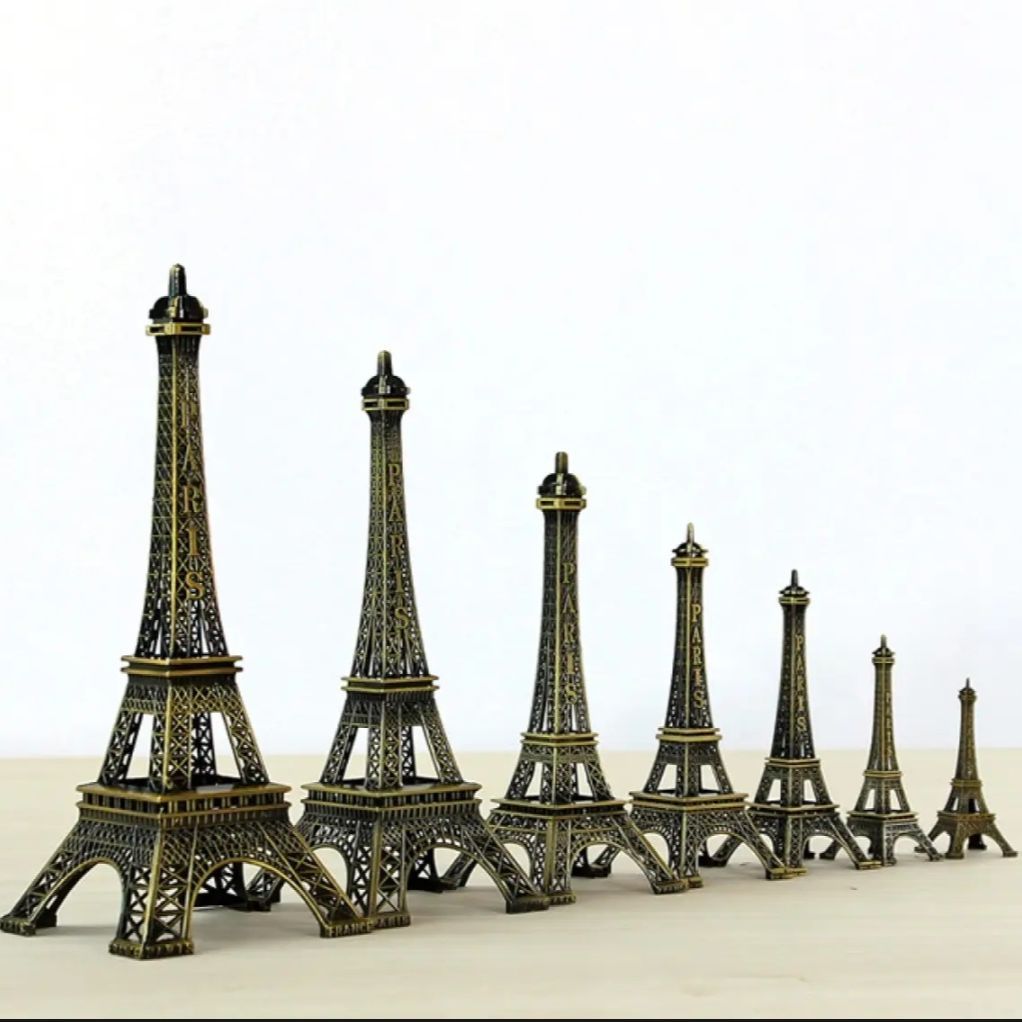 Mini Eiffel Tower Model 5 inch size - Metal | Daraz.pk