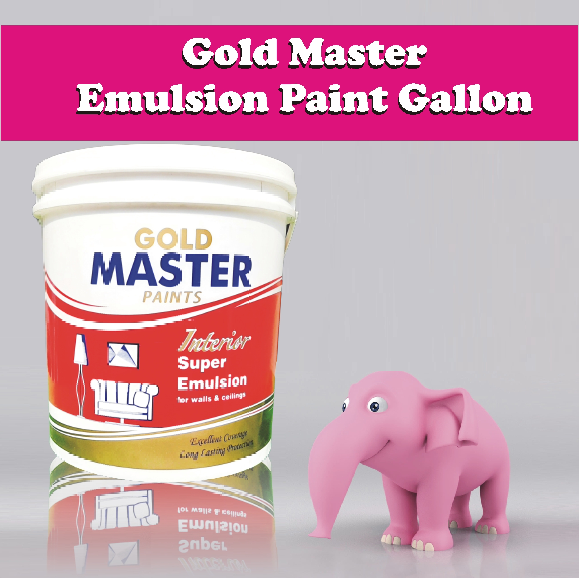 Gold Master Emulsion Paint Gallon | Daraz.pk