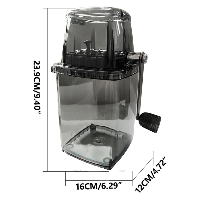 ARELENE Household Manual Ice Crusher Transparent Multi-Purpose Hand ...