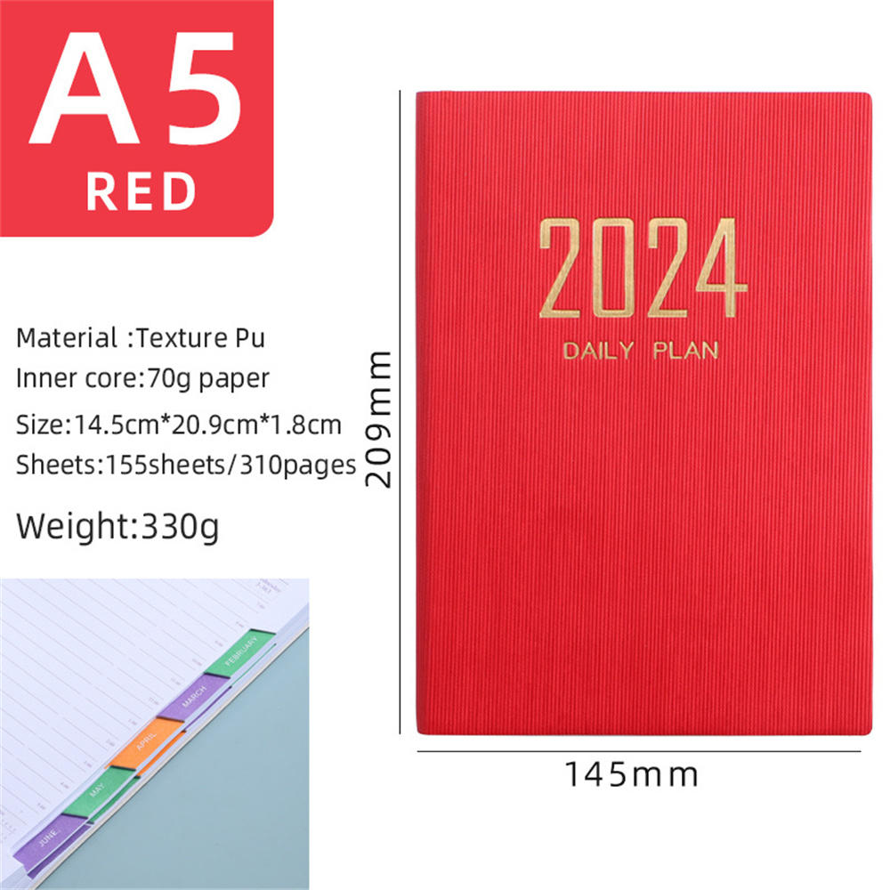 A5/A6/A7 Agenda 2024 Notebook Planner Diary English Caderno Cuadernos Y ...