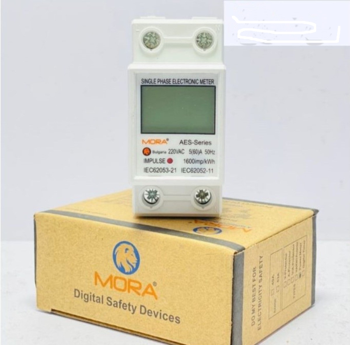 Original MORA Bulgaria Digital Sub Meter Unit Counter Mora Original KWH ...