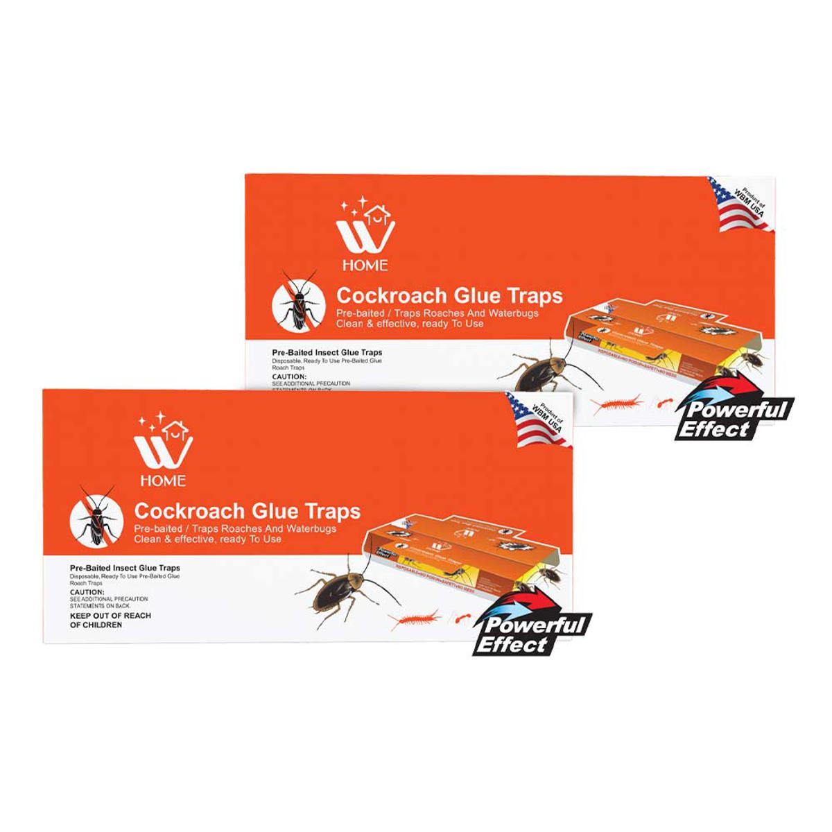 (Pack of 2) WBM Cockroach Glue Trap | Sticky Cockroach Killer Gel ...