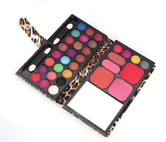 Kiss Touch - 28 Color Cheetah Eyeshadow Makeup Kit | Daraz.pk