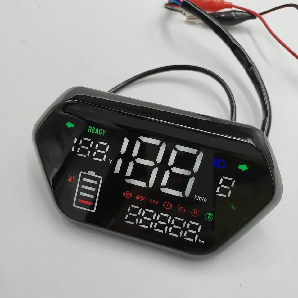 Electric Bike Scooter Speedometer ODO Meter Universal Meter 48-72V ...