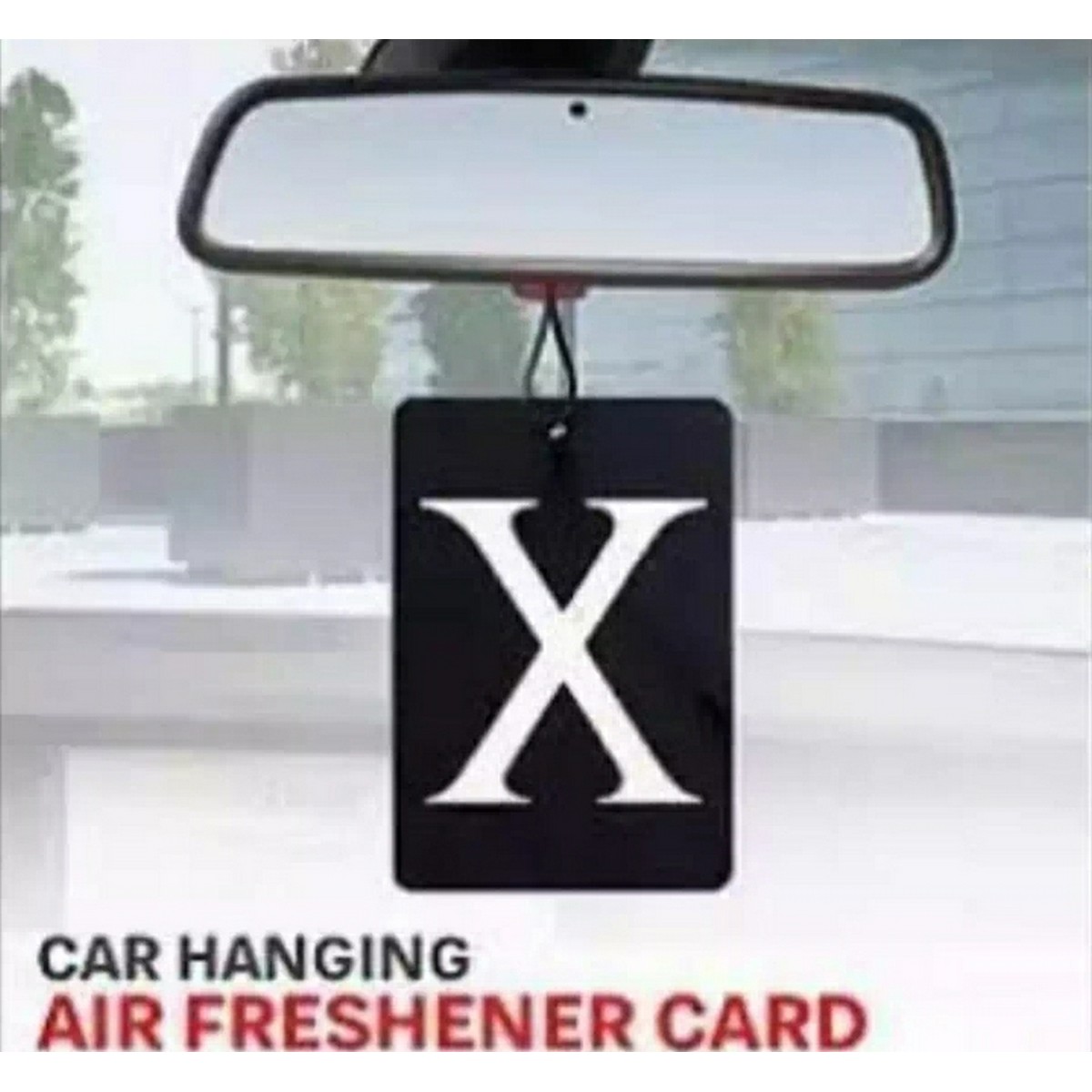 Car Hanging Perfume Card X Card Perfume card | Daraz.pk