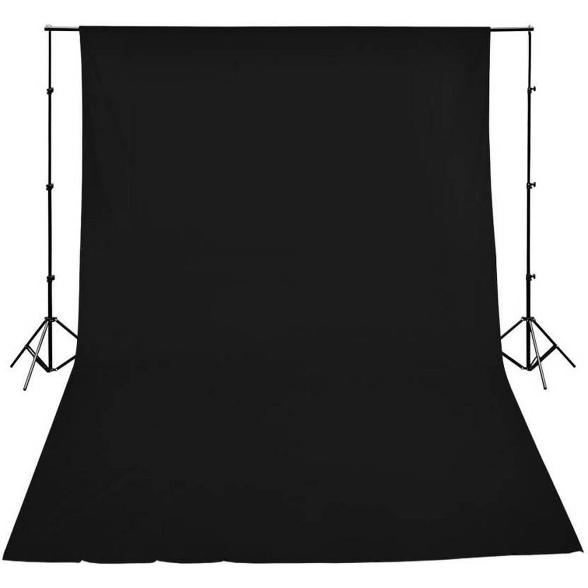 Pure Black Screen 8-10 Studio Backdrop Video Photo Background Removing ...