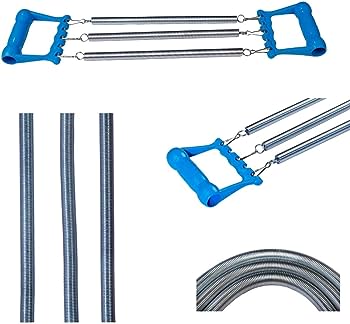 Chest Expander & Muscle Puller 3-in-1 Fitness Spring Exerciser, Chest ...