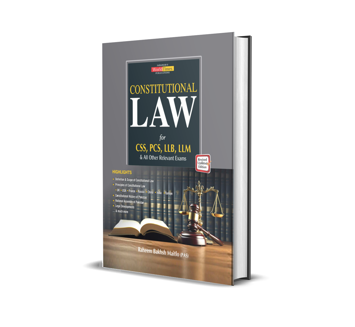 Constitutional Law For CSS,PMS By Rahim Buksh Maitlo | Daraz.pk