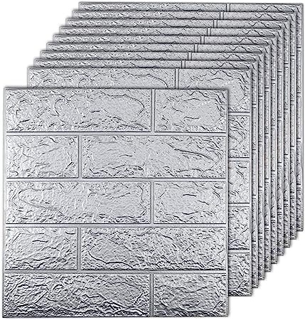 Wallpaper Sticker with Self-Adhesive Waterproof Brick PE Foam Wall ...