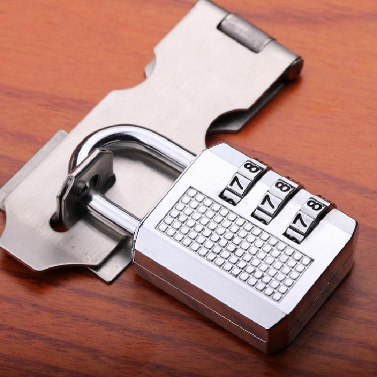 Door password lock rain-proof rust-proof household cabinet lock large ...