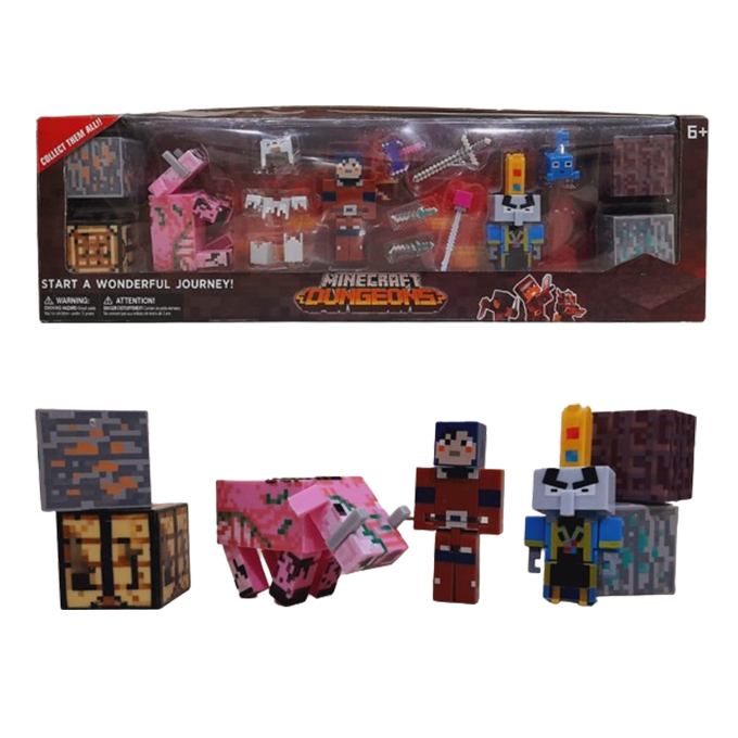 Minecraft Dungeons Character Action Figure Play Set for Kids - Model 3 ...
