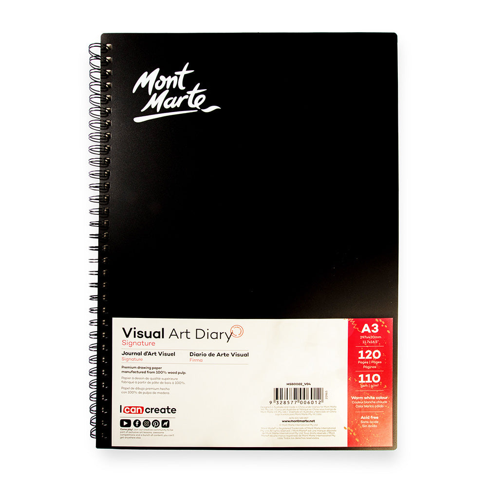 Visual Art Diary Signature A6/A5/A4/A3 120page 110gm | Daraz.pk