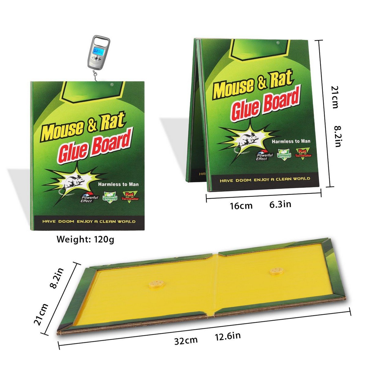Mouse Glue Traps Mouse Size Glue Traps Sticky Boards Mouse Catcher Mice ...