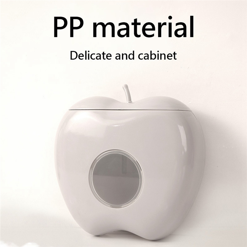 Plastic Wrap Storage Box Extractable Design,Punch-Free Hanging Plastic ...