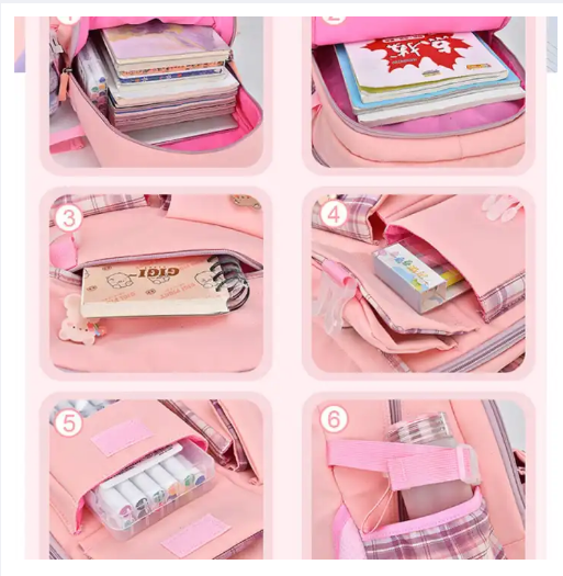 DUOSIOU Cute Book bag Backpack for Girls & Women School College ...