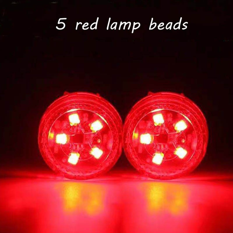 2PCS Car LED Door Warning Lights RGB Flashing Sensor Blue Lights Wiring ...