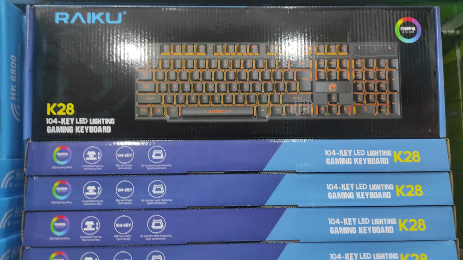 K28 Mechanical Keyboard Bluetooth 61 key Dual mode RGB Backlit ...