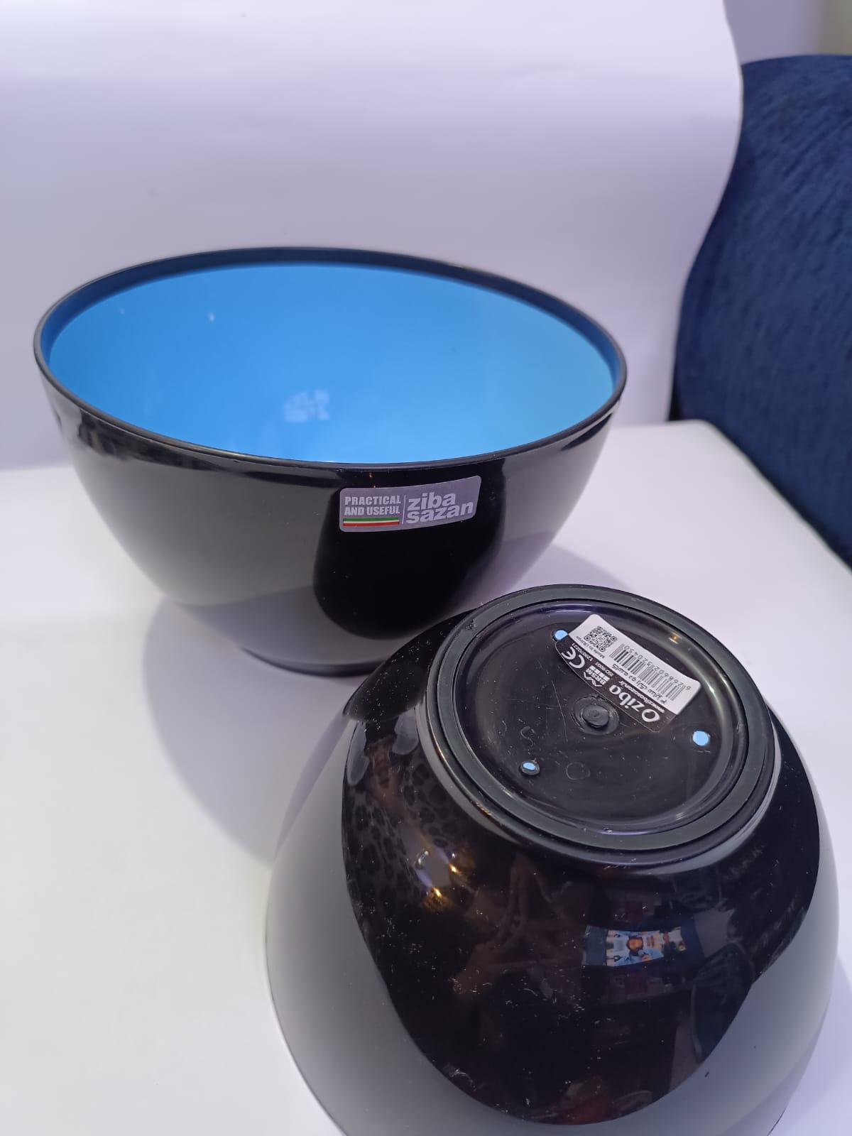 Ziba Set of 2 Plastic Bowel - 5 x 7 and 8 X 5 Inches Made in Iran ...