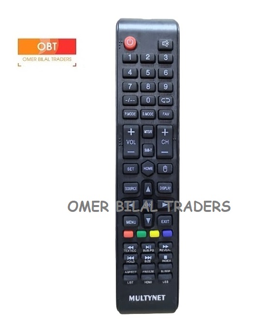 MultyNet LED TV Remote Control with Mouse Button (buy only if your old ...