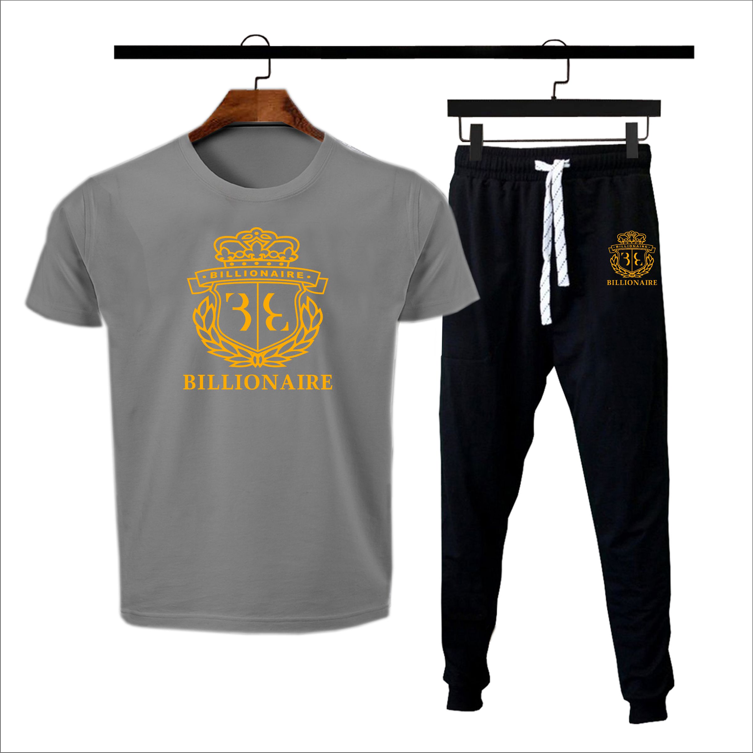 Billionaire printed summer tracksuit for men soft & comfortable fabric ...