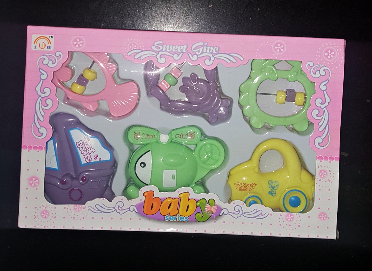 1 Set - Kids Rattle Toys - Toy for Kids (Rattles Gift Box) | Daraz.pk