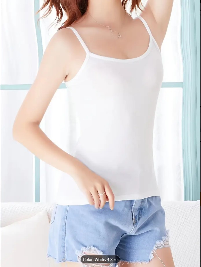 Pack of 3 Camisoles for Teenage Girls & Women | Biddies Stretchable ...