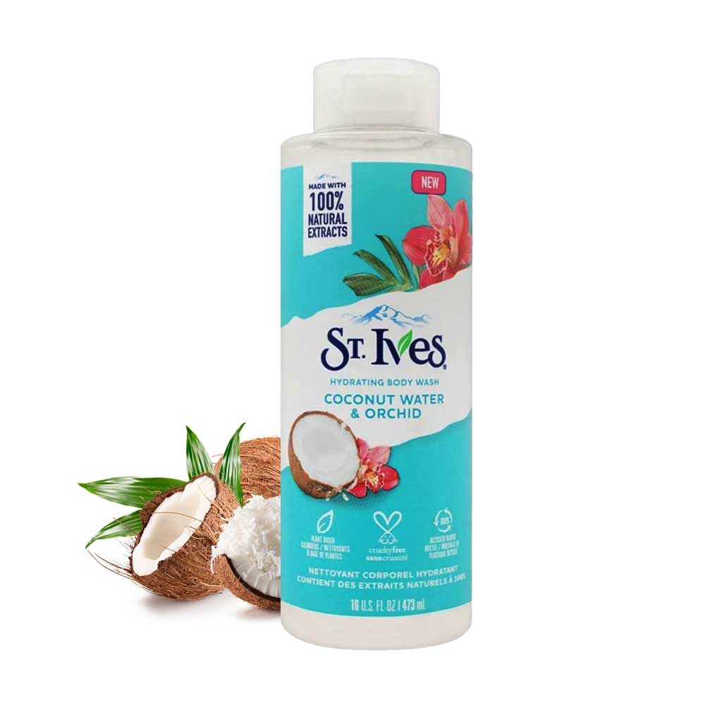 St. Ives Hydrating Body Wash| Shower gel for women with Moisturizing ...